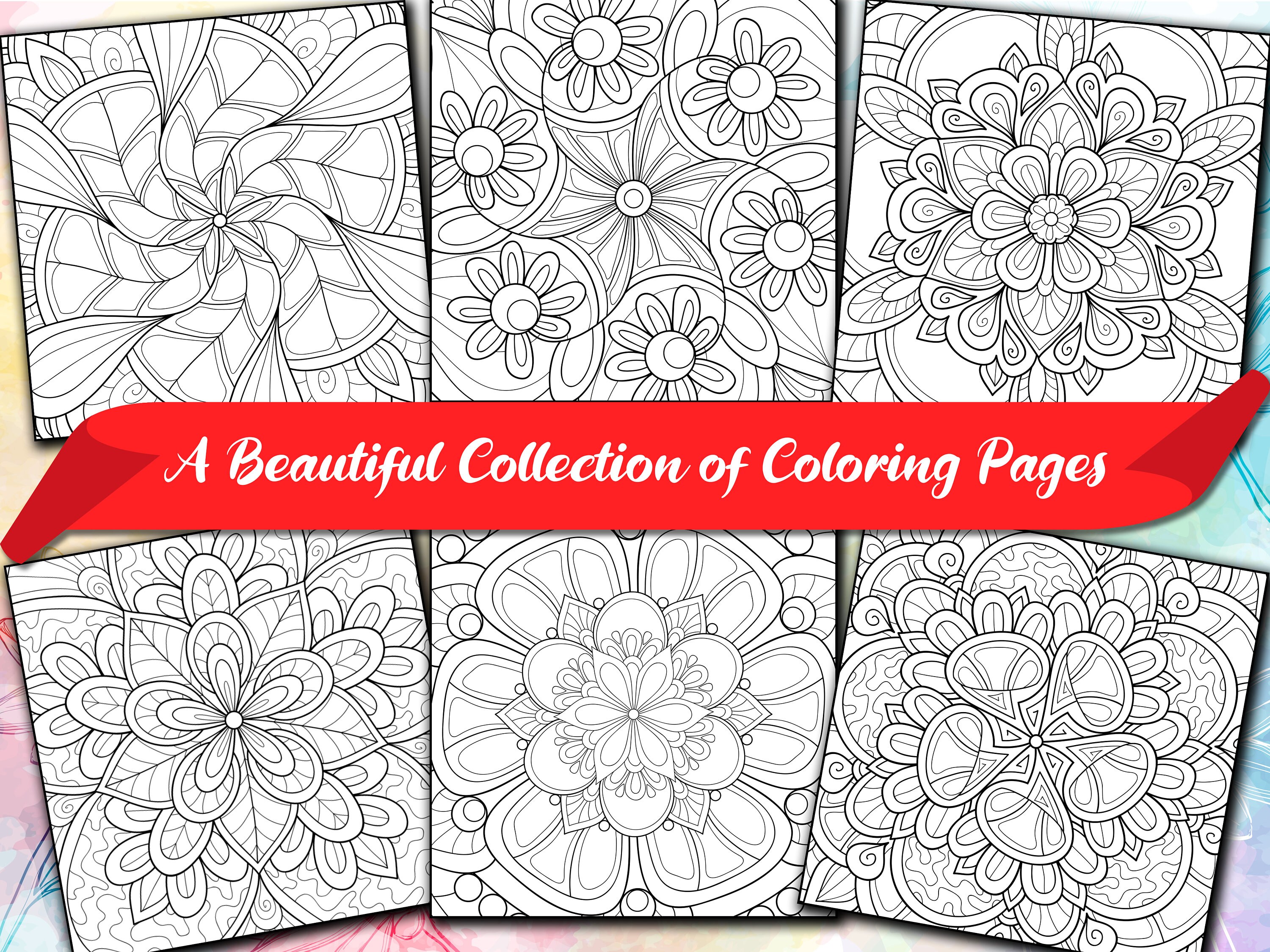 100 Amazing Patterns: an Adult Coloring Book With More Than - Etsy
