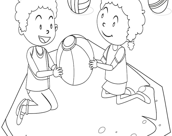 African American Children's Coloring Pages - Etsy Canada