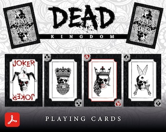 Red Dead Playing Cards - Etsy