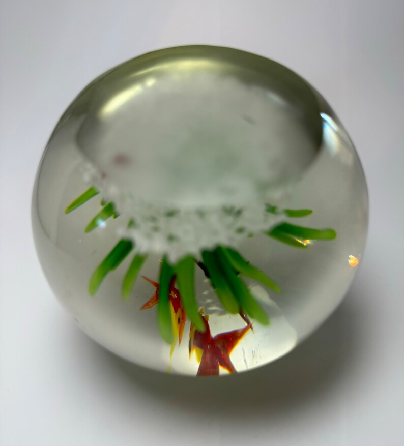 Clear Glass Paperweight - Etsy