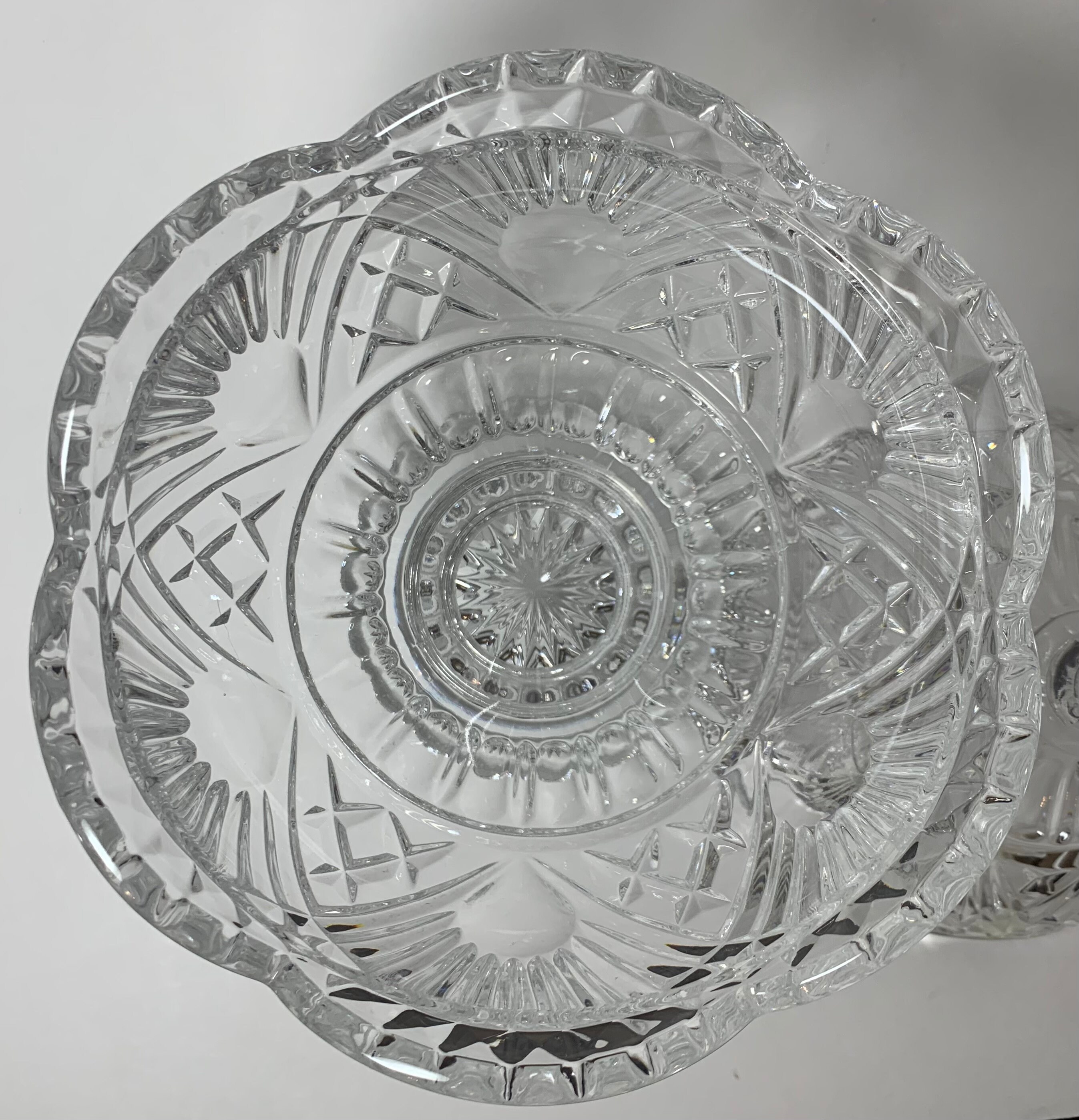 Lead Crystal Lidded Candy Dish - Etsy