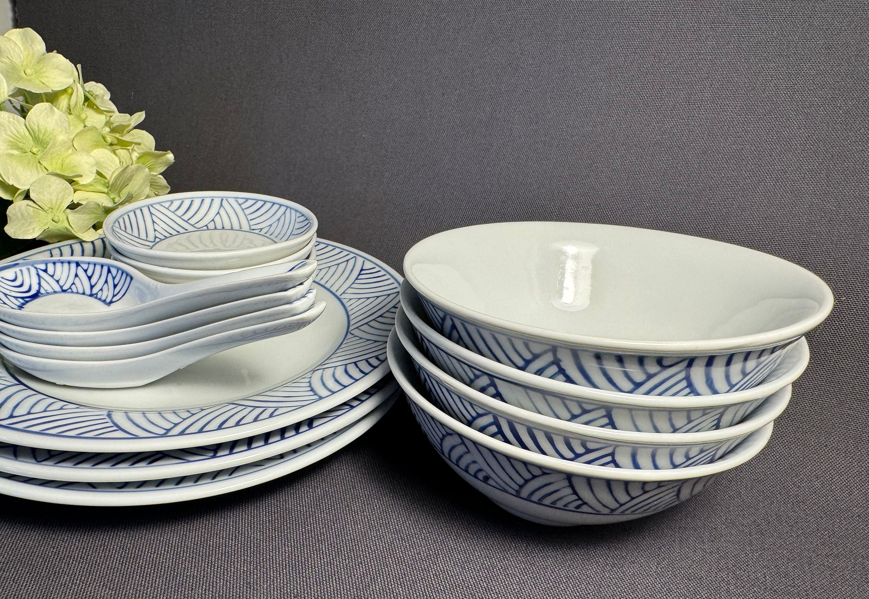 Vintage Himark Mandarin 1987 Asian Dinnerware Set - Etsy