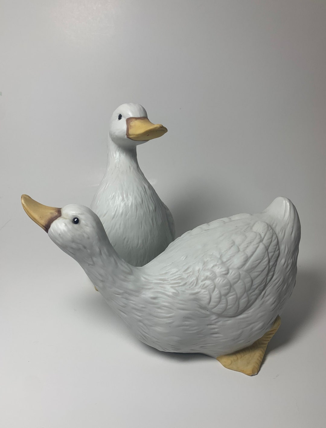Pair of Handpainted Porcelain Ducks - Etsy