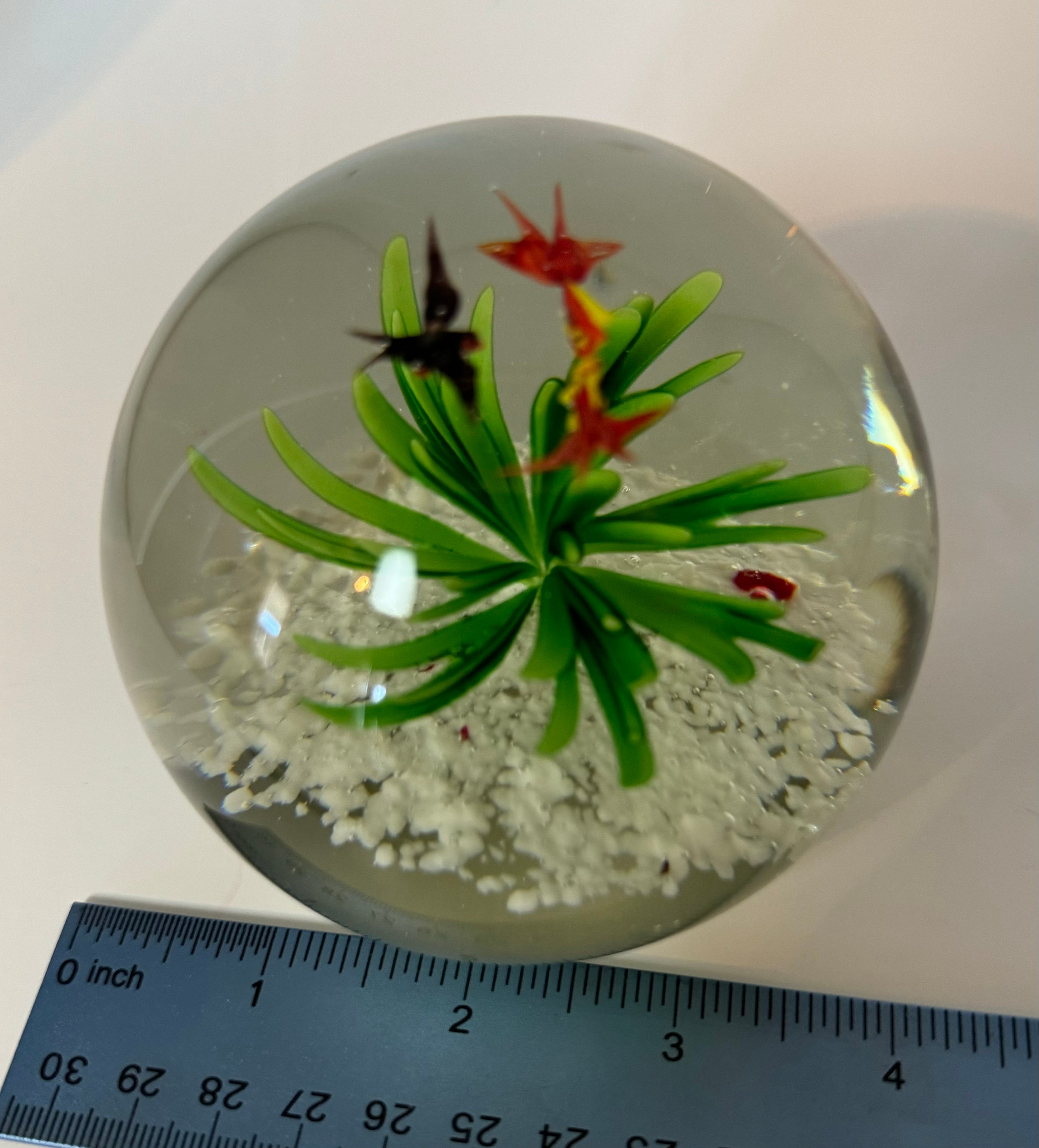 Clear Glass Paperweight - Etsy