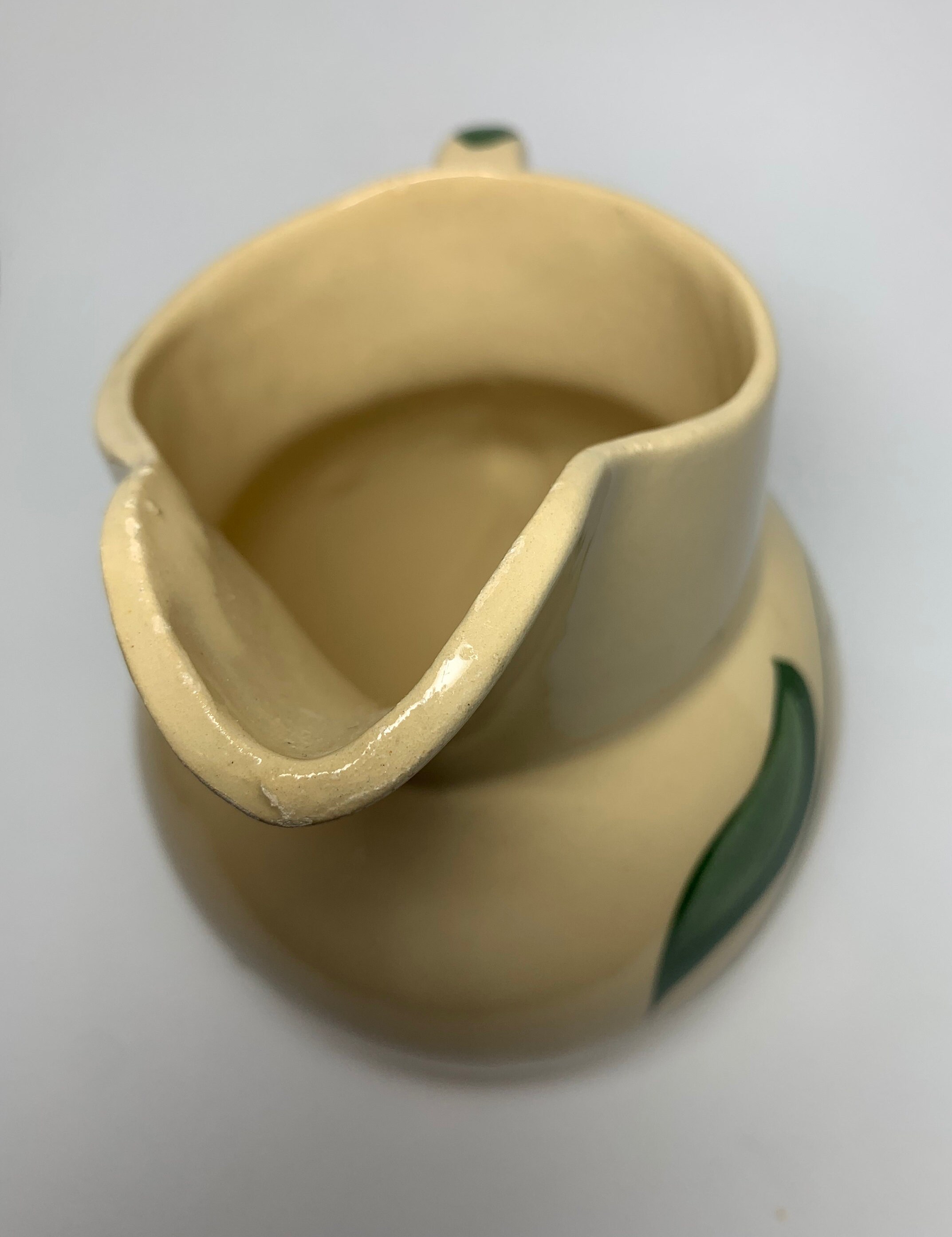 Vintage Wyatt Pottery Apple Pitcher - Etsy