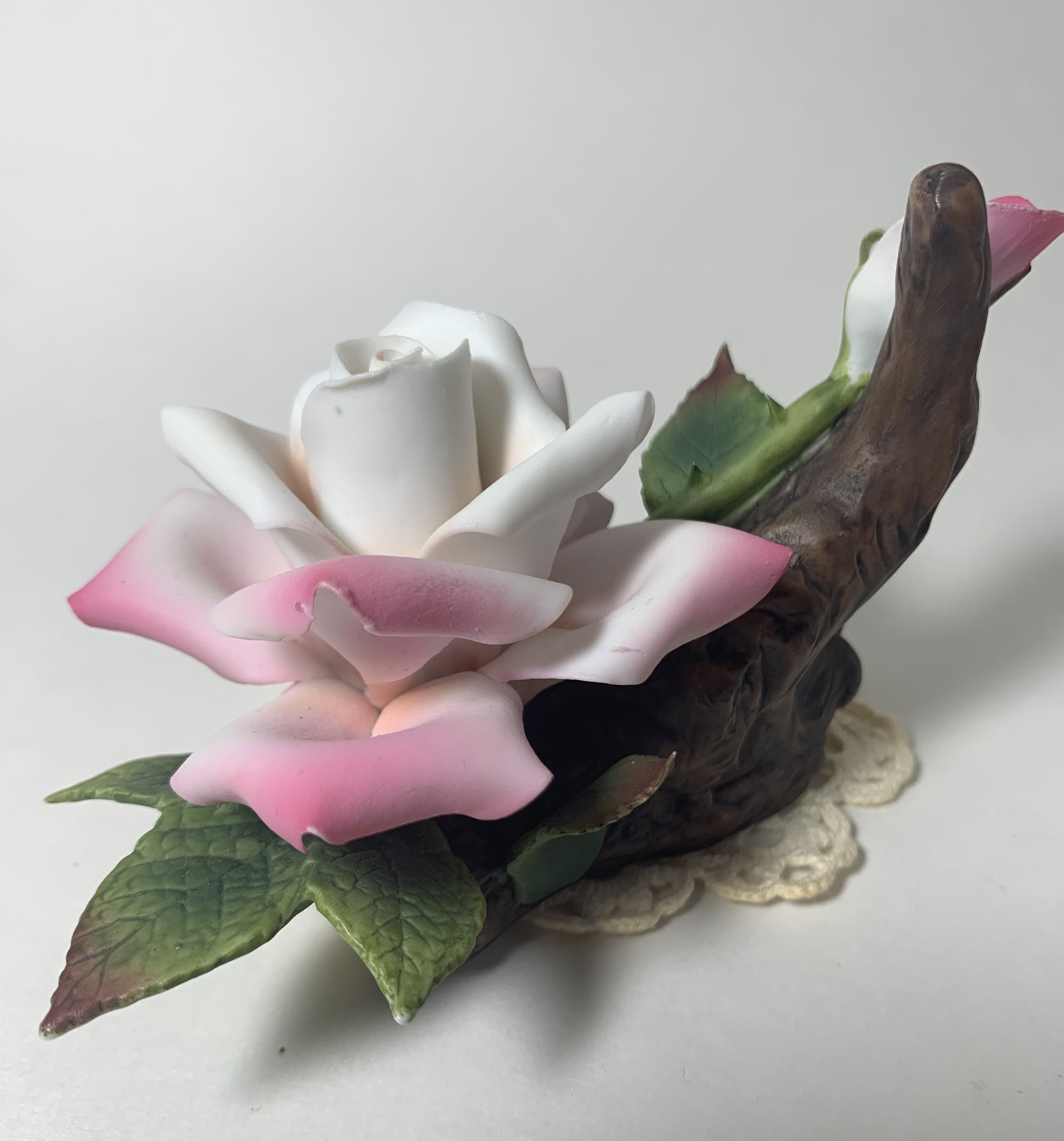 Lefton Pink Rose Figurine - Etsy