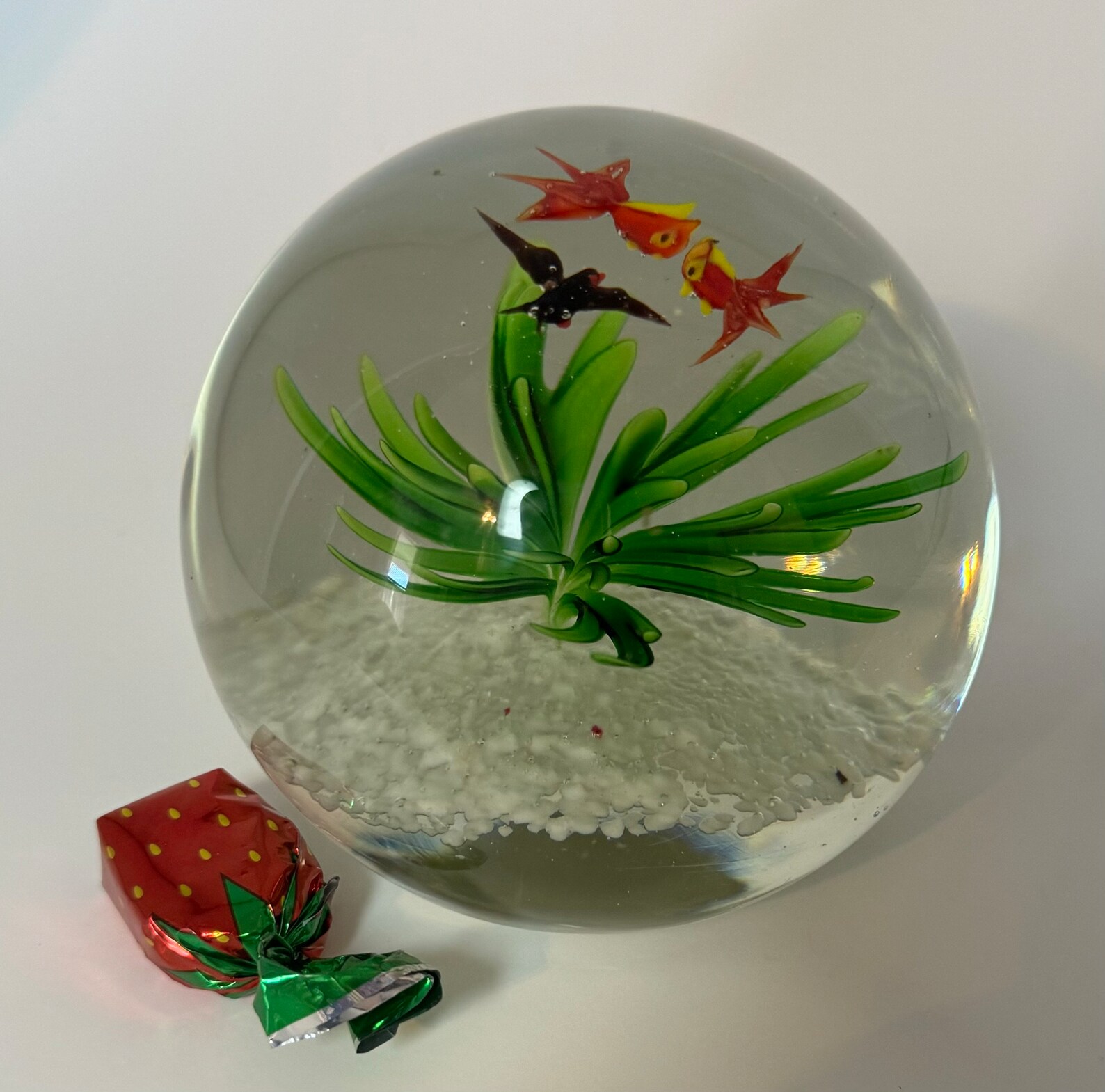 Clear Glass Paperweight - Etsy