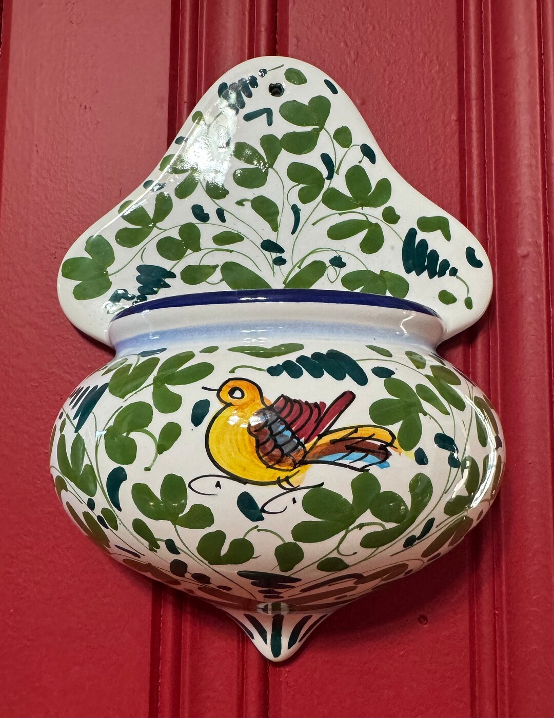 Ceramiche D'arte Sambuco Mario Ceramic Wall Pocket - Etsy