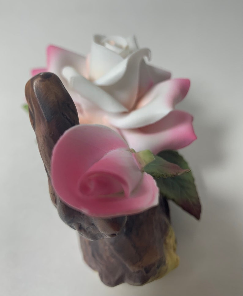 Lefton Pink Rose Figurine - Etsy