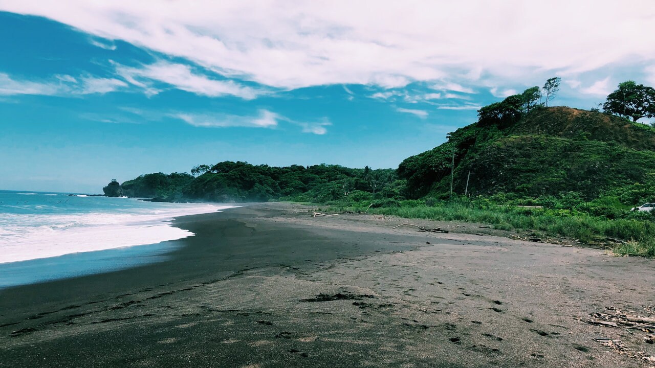 Costa Rican Black Sand Beaches