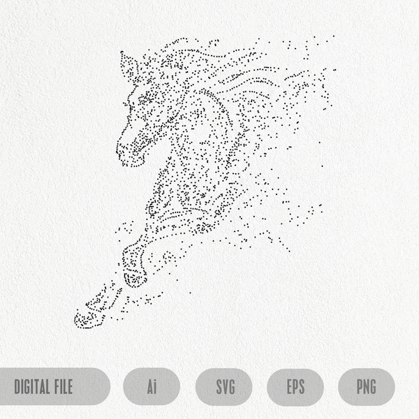 Running Horse Design - Etsy