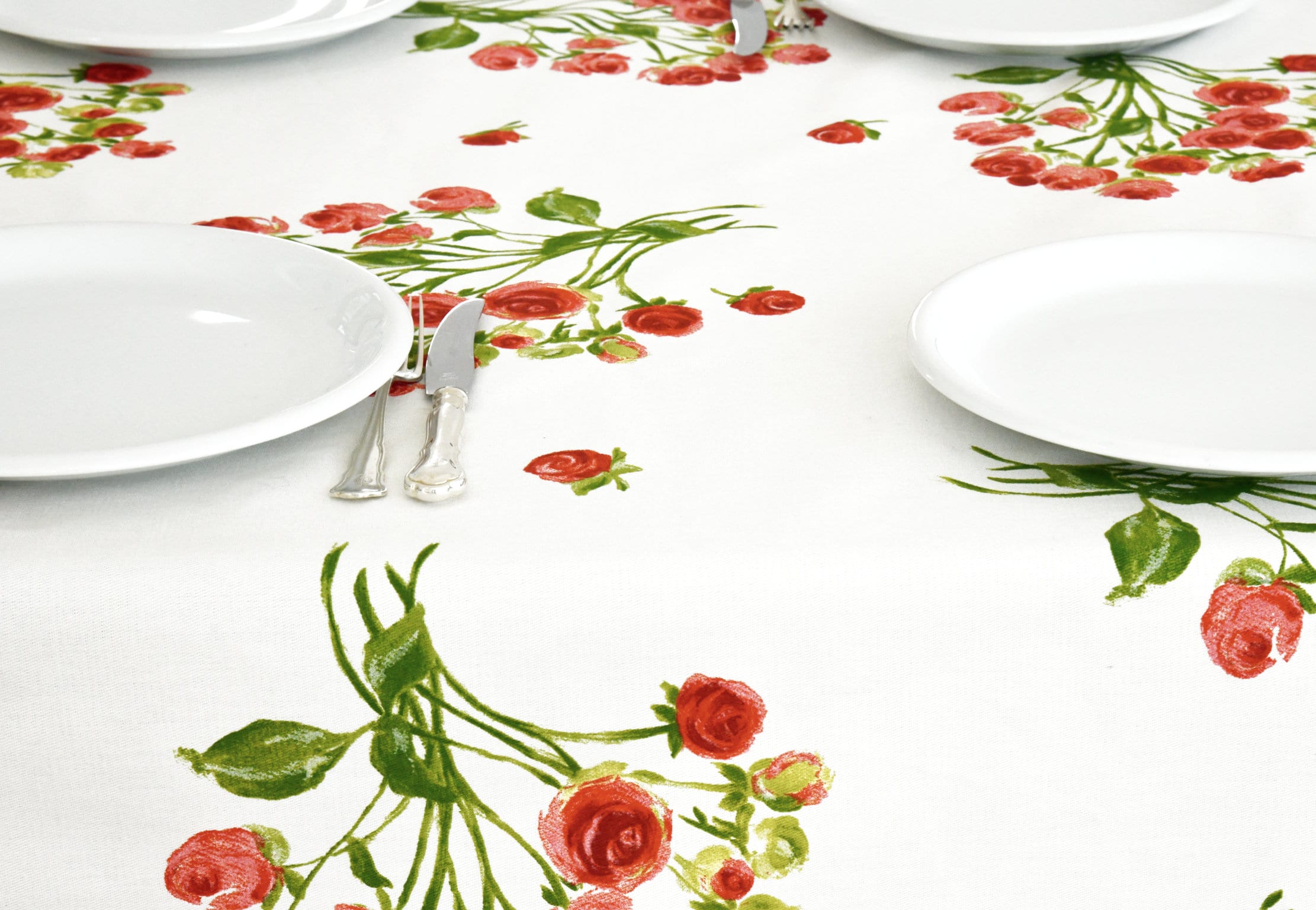 Beautiful Rose Tablecloth Made of Pure Cotton in Different Sizes - Etsy