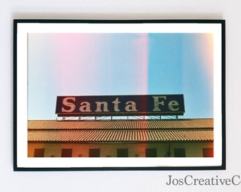Santa Fe Train Sign - Etsy