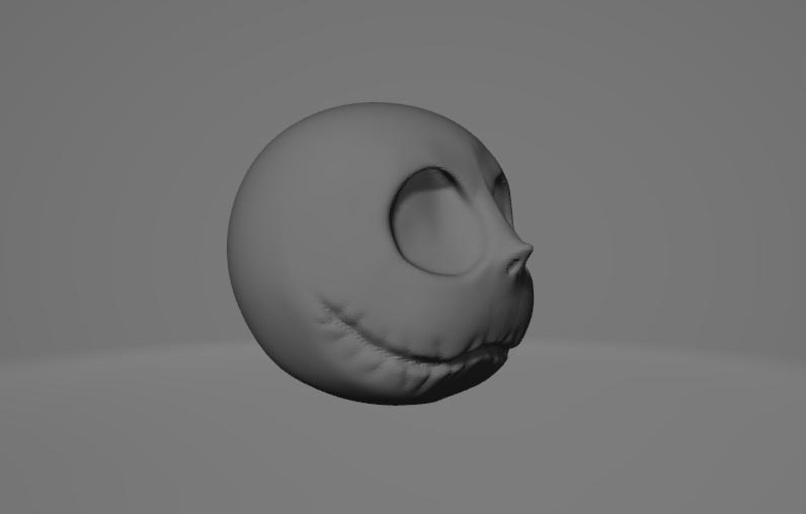 Jack Skellington Head STL File – Nightmare Before Christmas 3D Model ...