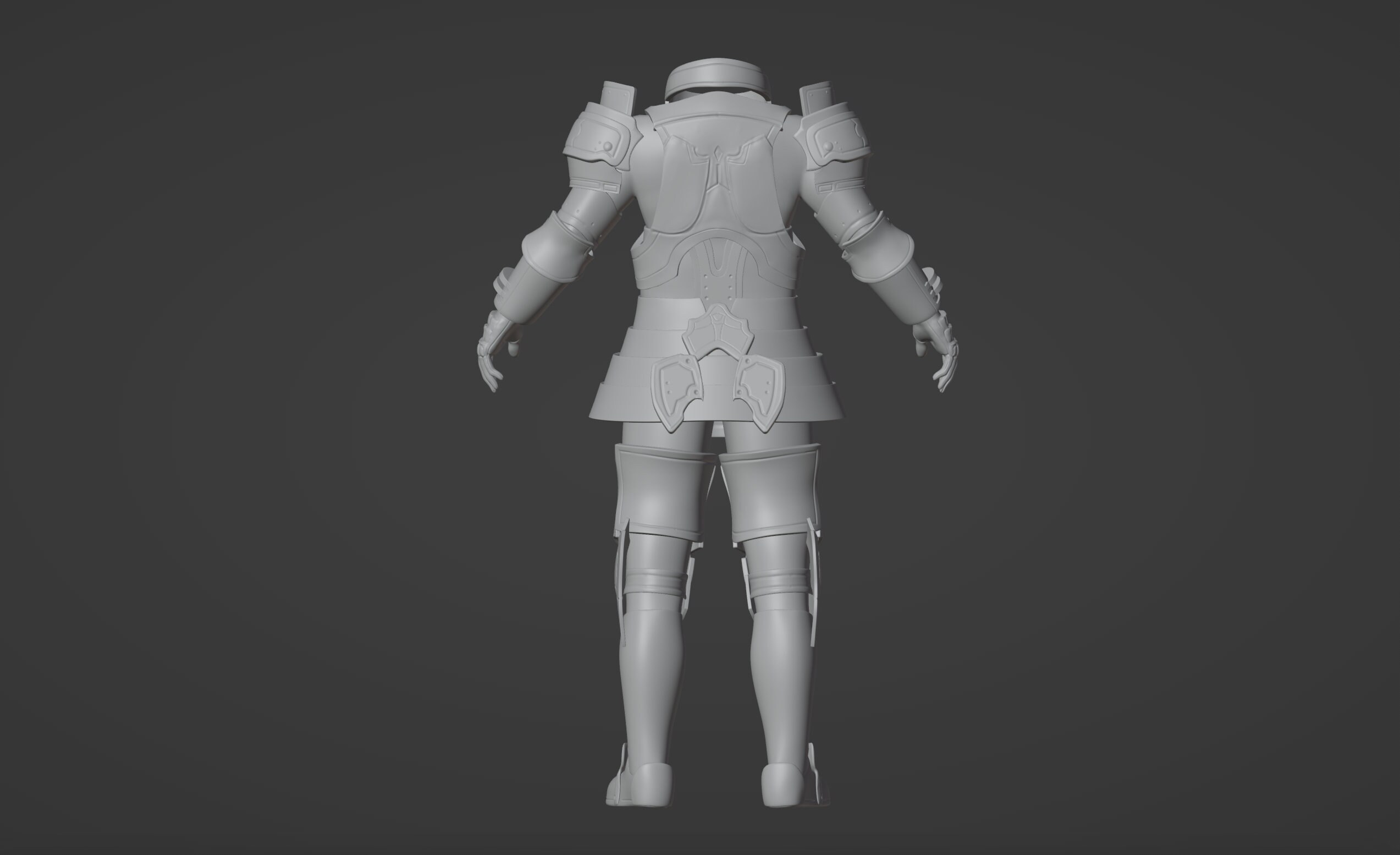 Final Fantasy XIV Heavy Wolfram Armor Set 3D Model for Printing - Etsy