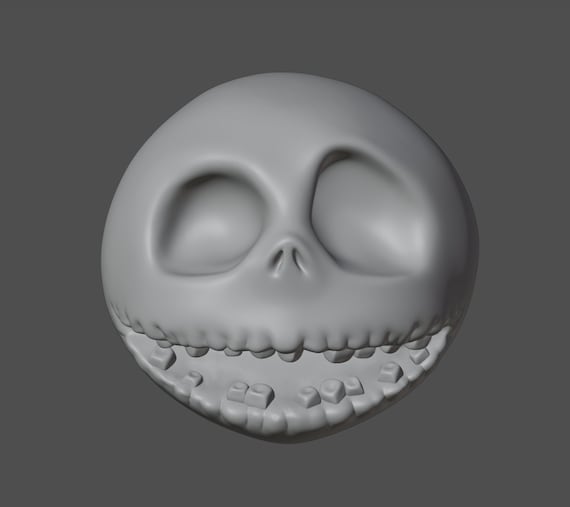 Cabeza De Jack Skellington Feliz Ab Figura De Acción De Jack