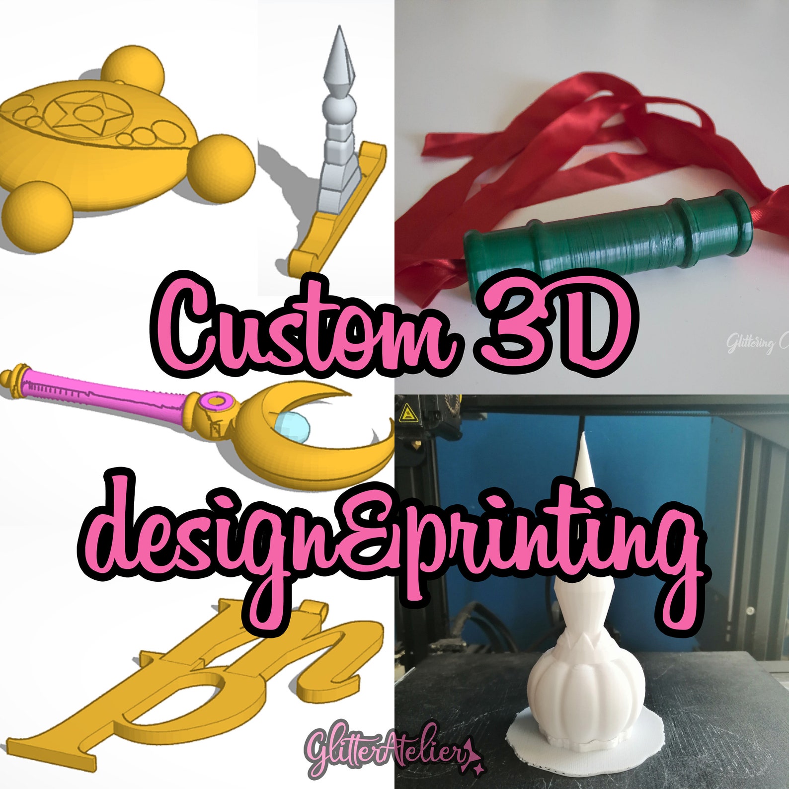 Custom 3D Models Custom 3D Prints Custom 3D Design - Etsy