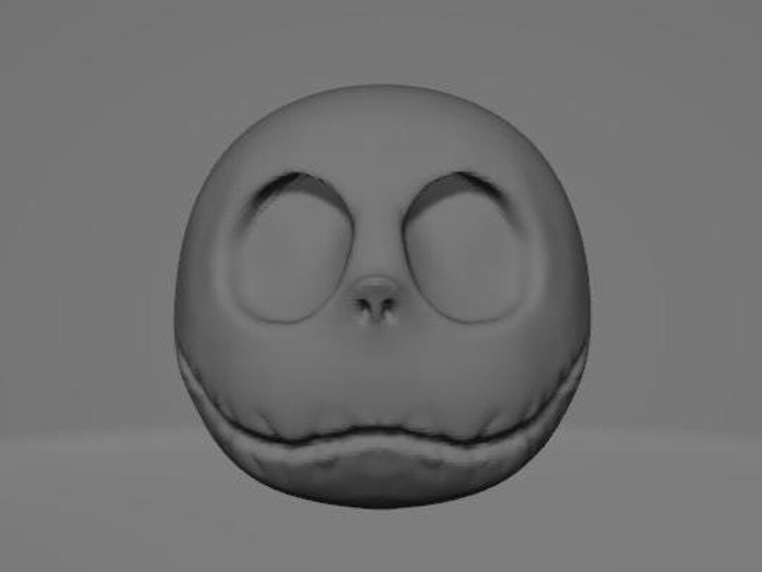 Jack Skellington Head STL File – Nightmare Before Christmas 3D Model ...
