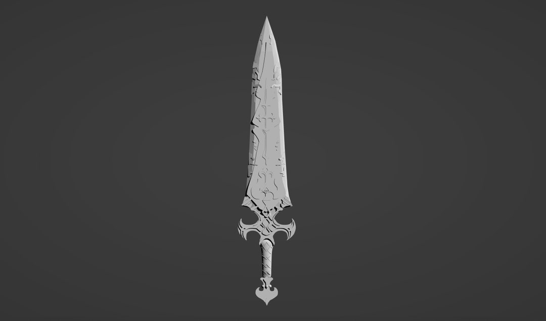 Final Fantasy XIV Curtana Sword 3D Model for Printing - Etsy