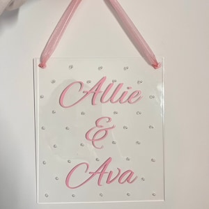 Custom Acrylic Dorm Room Sign - Etsy