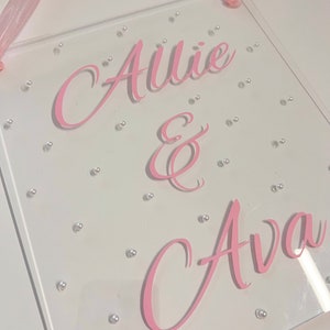 Custom Acrylic Dorm Room Sign - Etsy