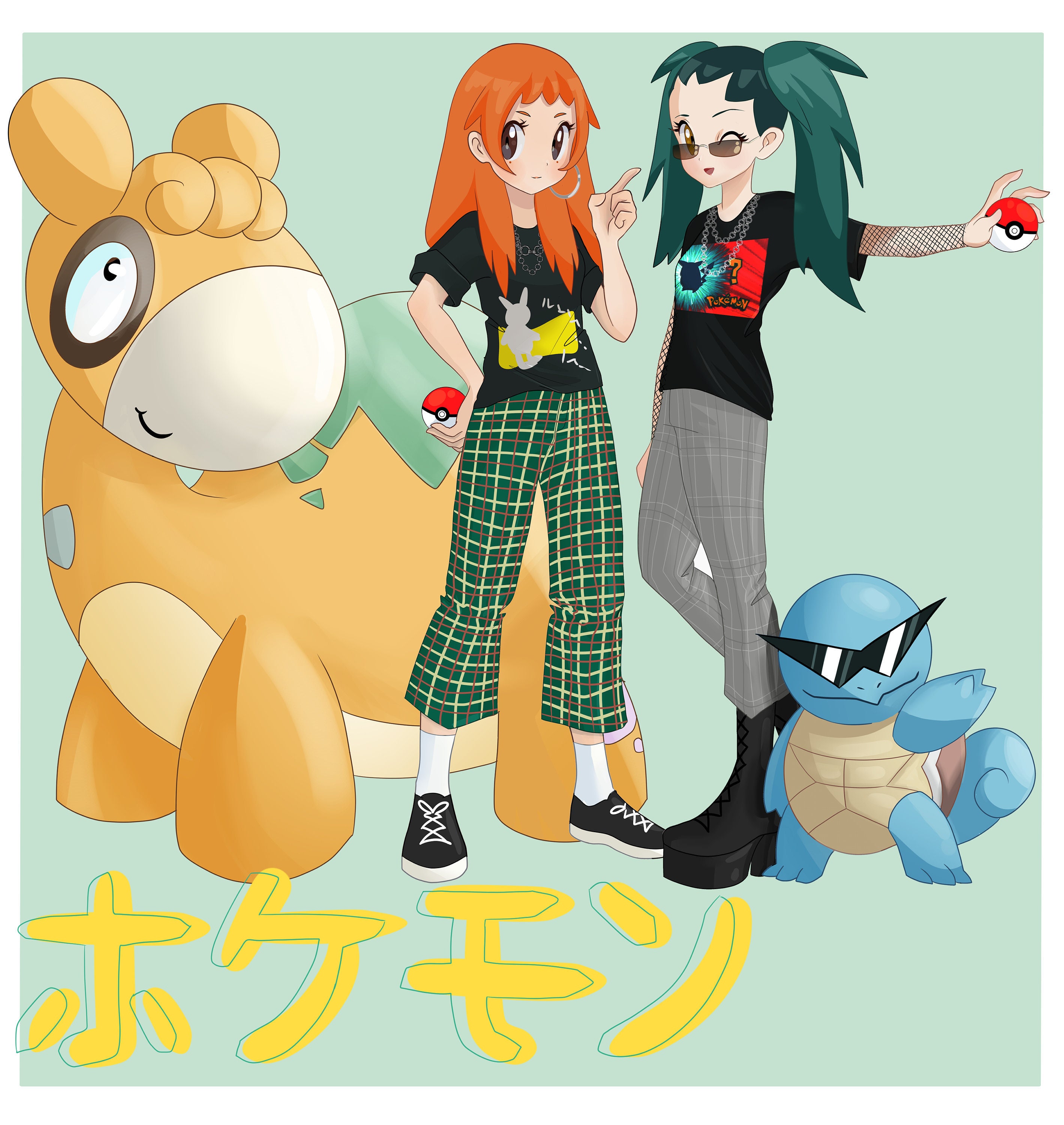 Custom Pokemon Portrait / Pokemon Fan Art | Etsy UK