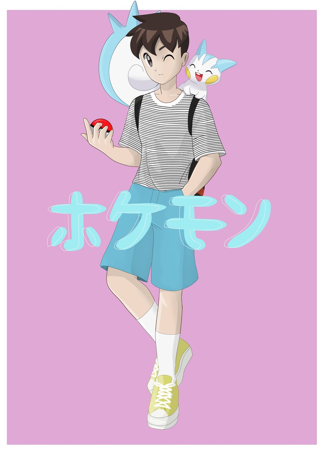 Custom Pokemon Portrait / Pokemon Fan Art - Etsy