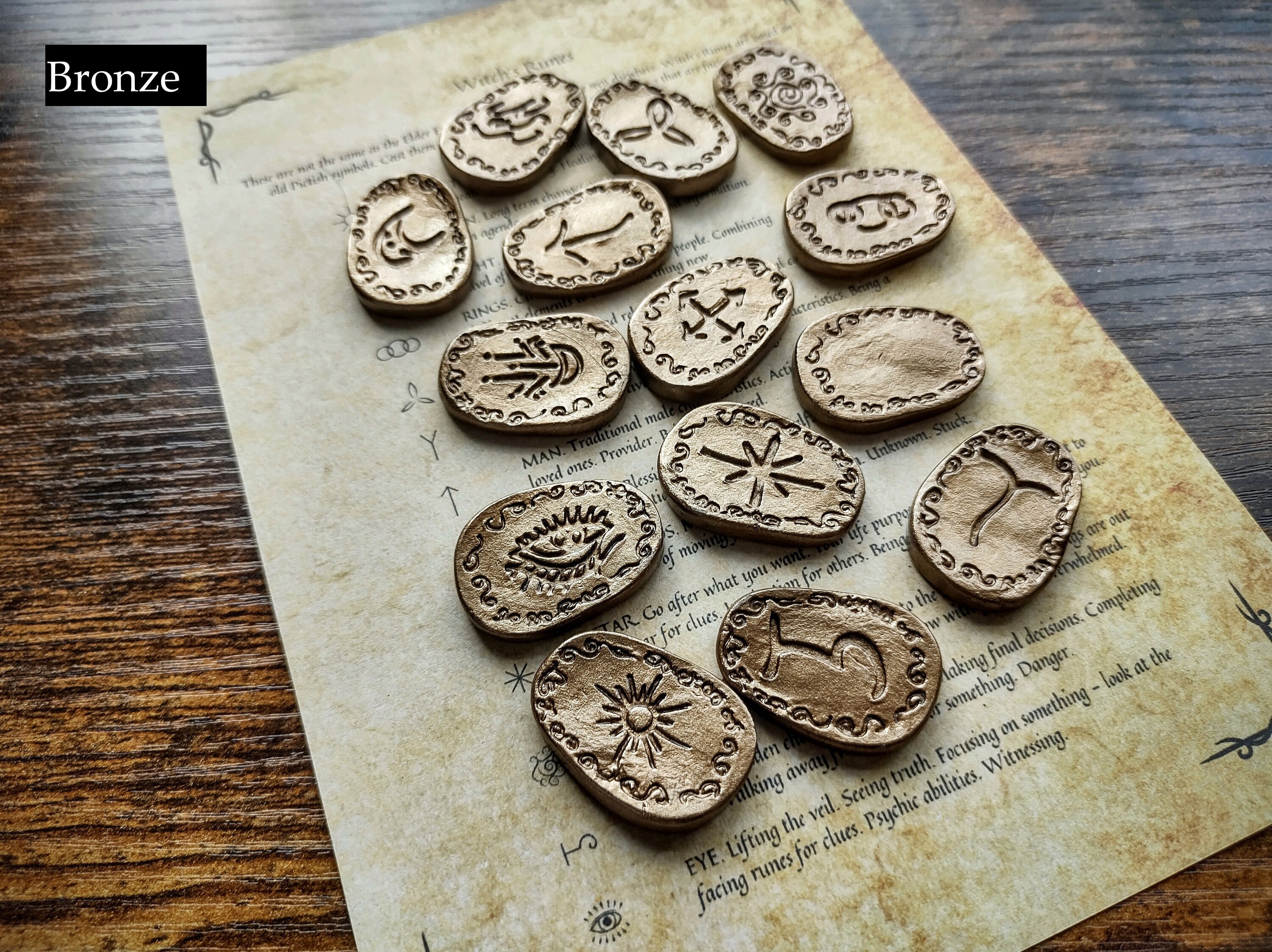 Witch Runes Rune Set Runestones Pagan Wicca Druid - Etsy Canada