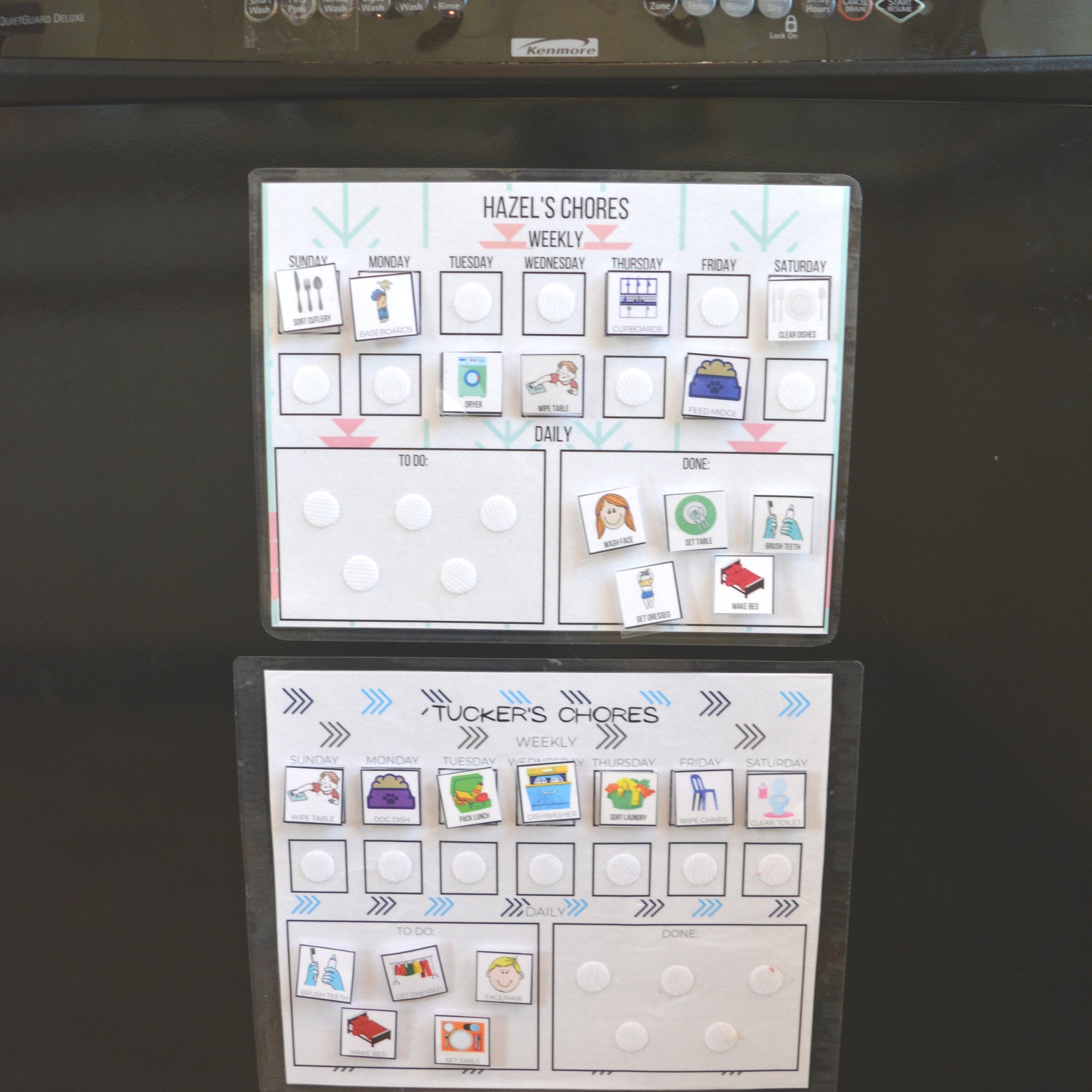 Personalized Chore Chart Made for You | Laminated Chore Chart | Kids ...