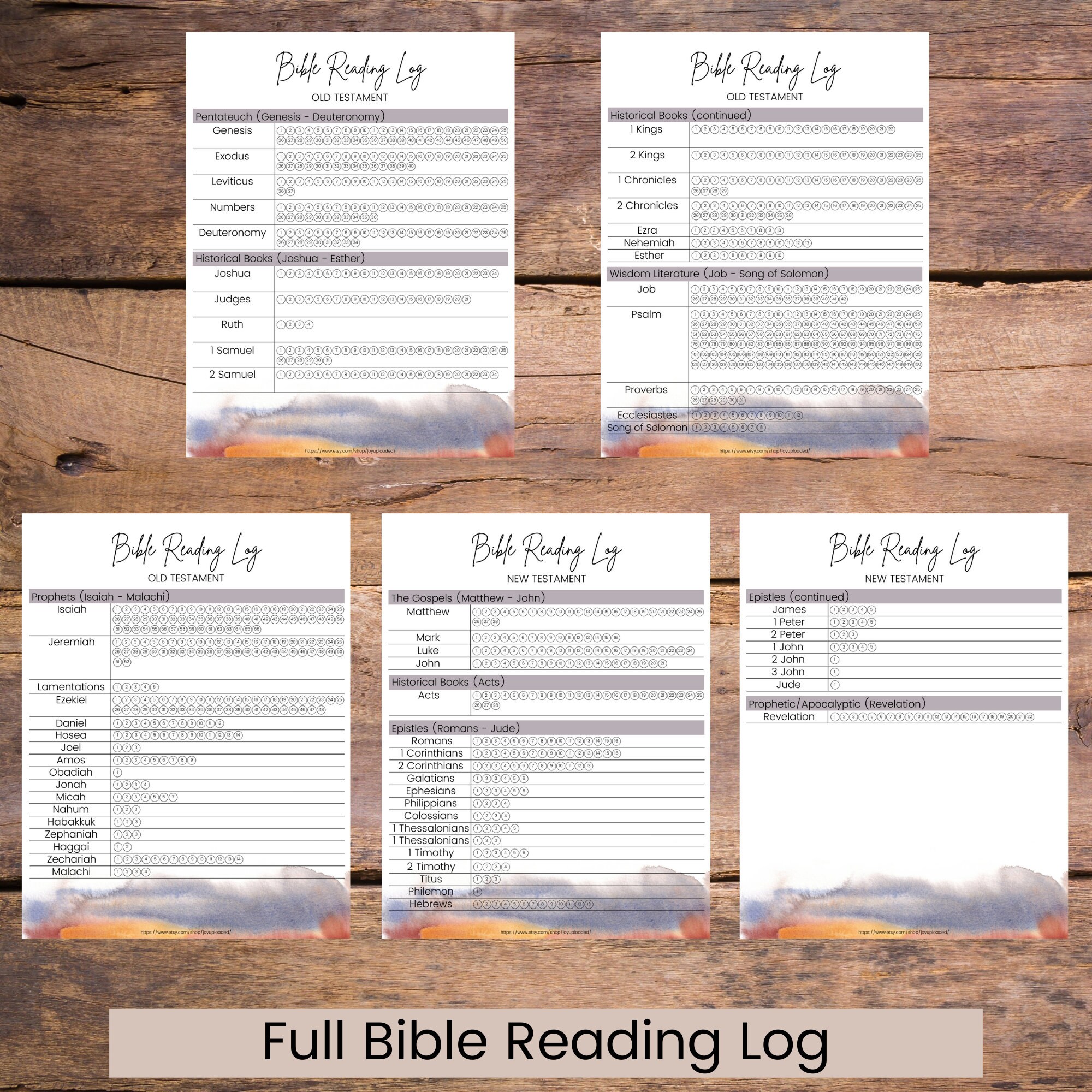 Faith Planner Printable Bundle | 8.5x11 Digital Printable Planner - Etsy