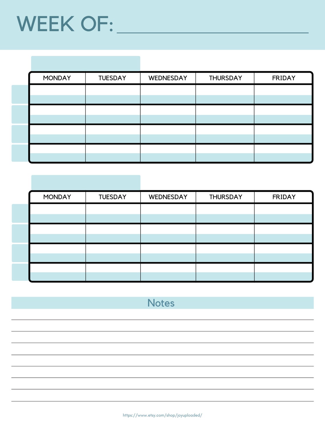 Printable Homeschool Planner 8.5x11 Digital Download Homeschooling ...