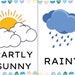 Preschool Weather Printable Flash Cards Digital Printables for Kids ...