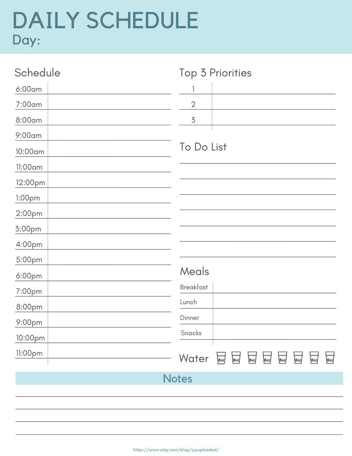 Printable Homeschool Planner 8.5x11 Digital Download Homeschooling ...