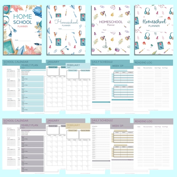 Homeschool Planner - Etsy