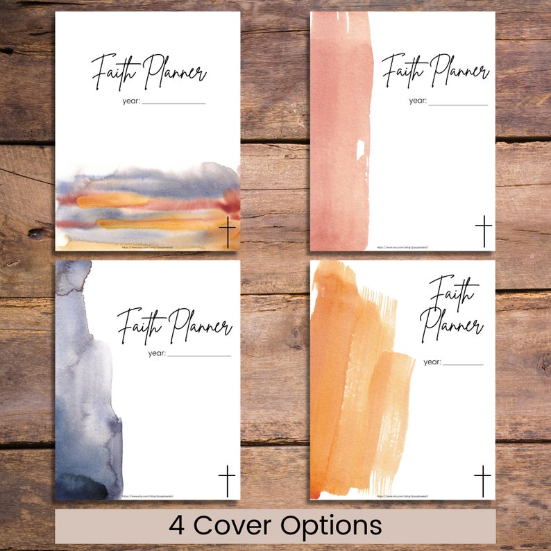 Faith Planner Printable Bundle 8.5x11 Digital Printable | Etsy