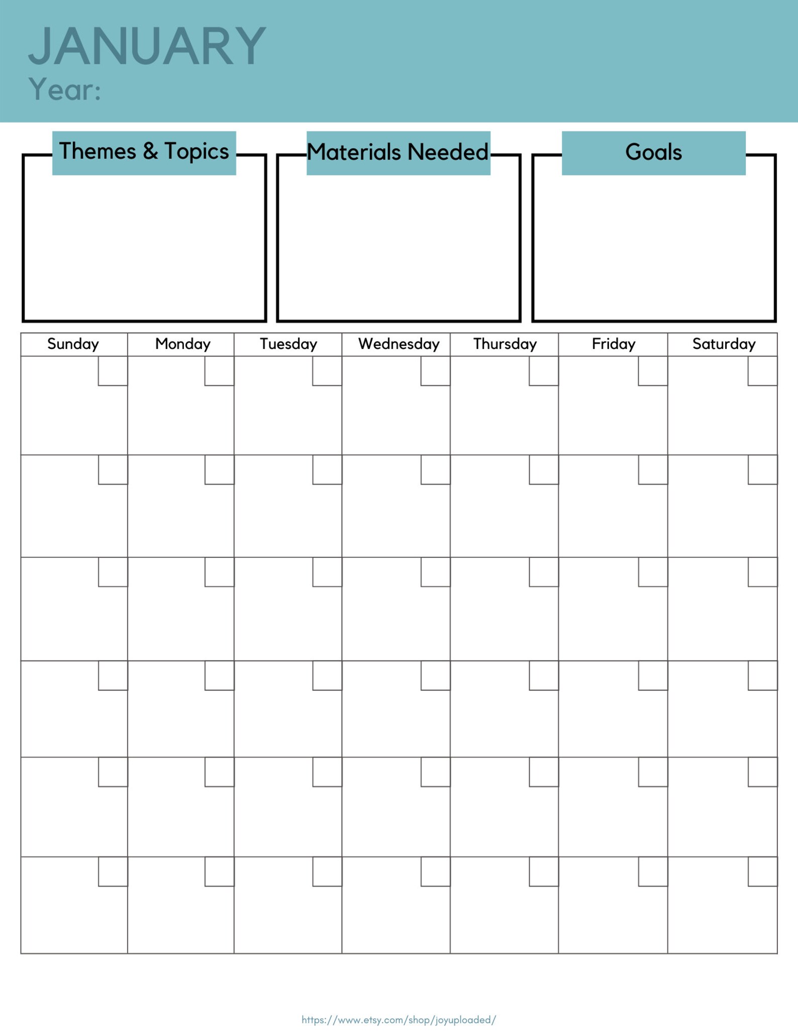 Printable Homeschool Planner | 8.5x11 Digital Download Homeschooling ...