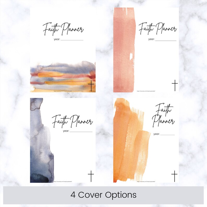 Mini Faith Planner Printable | 8.5x11 Printable Faith Journal - Etsy