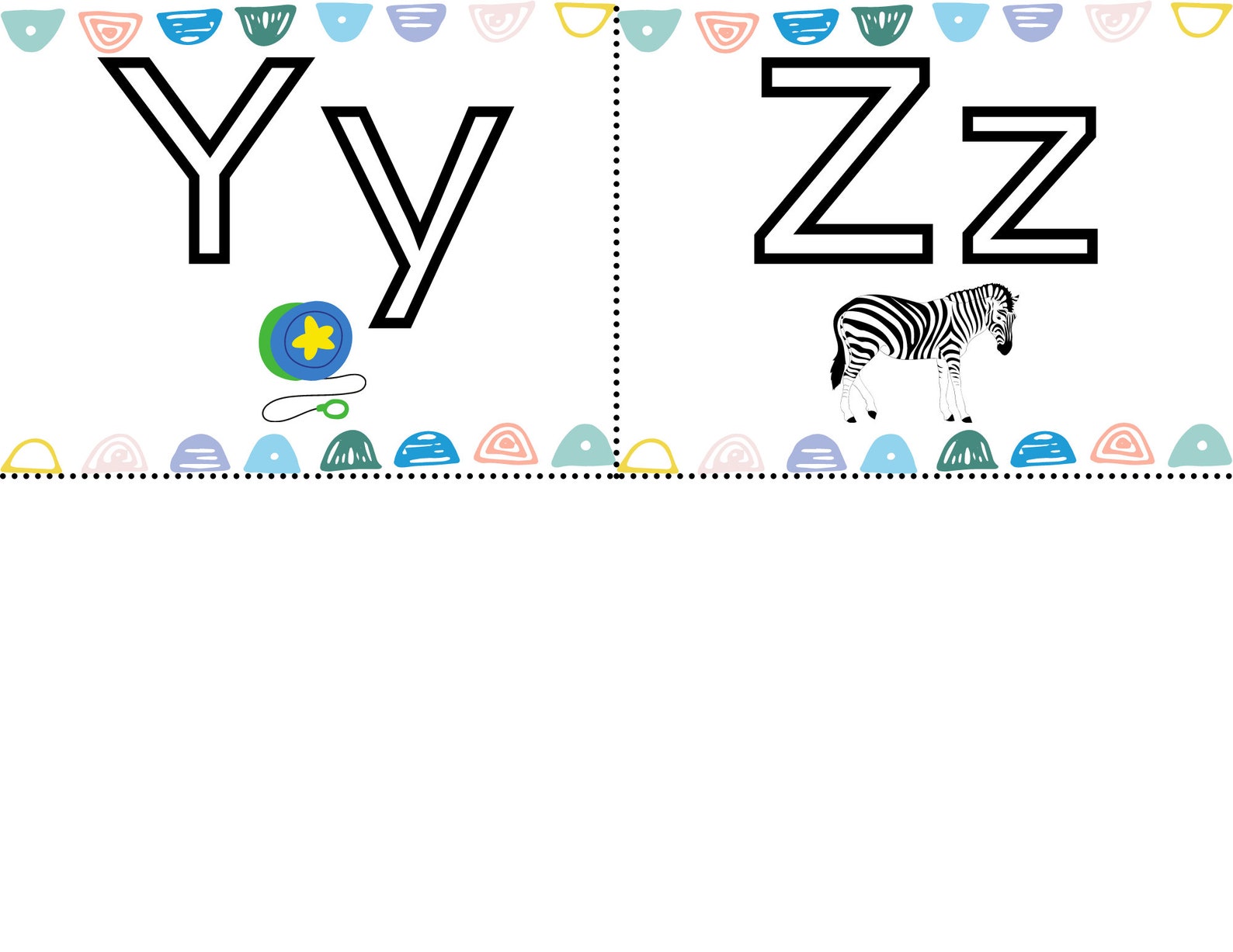 Preschool Alphabet Flash Cards Digital Printable for Kids ABC Printable ...