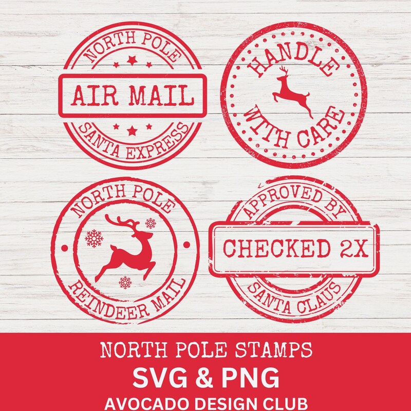 North Pole Postmark - Etsy