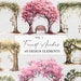 Watercolor Tree Arch Bundle, Wedding Tree Arch Bundle, Beautiful Tree ...