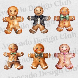 Gingerbread Clipart, Christmas Clipart, Gingerbread Man PNG, Winter ...