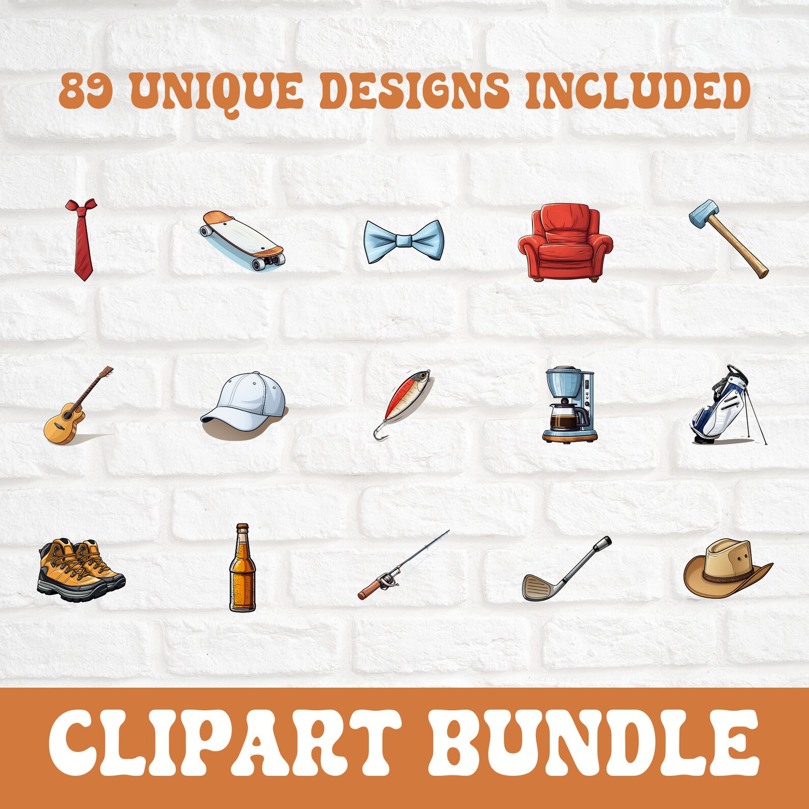 Fathers Day Clipart Bundle, Mens Clipart Bundle, Dad Graphics, Fathers ...