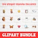 Cute School Clipart Bundle, School PNG, School Supplies Clipart ...