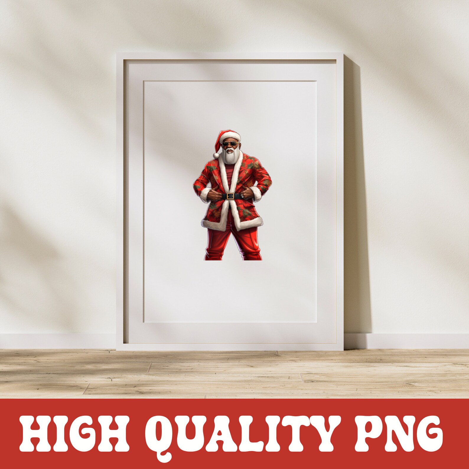African American Santa Clipart, Black Santa Clipart, Santa Claus ...