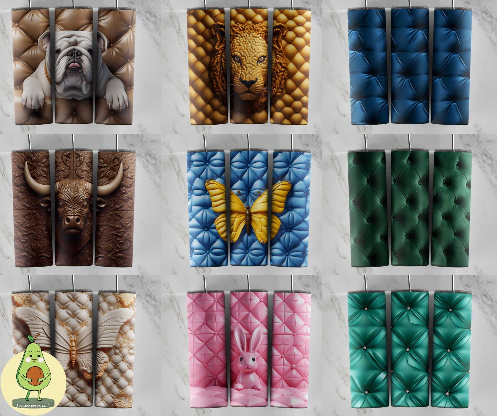 3D Inflatable Tumbler Wrap Puffy Tumbler Wrap Bubble Wrap - Etsy