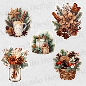 Christmas Clipart Bundle, Winter Clipart PNG, Tis the Season PNG, Santa ...