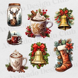 Christmas Clipart Bundle, Snowman Clipart, Holiday Clipart Bundle ...