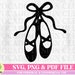 Ballerina Shoes SVG PNG, Ballerina Slippers Svg, Ballet Shoes Svg ...