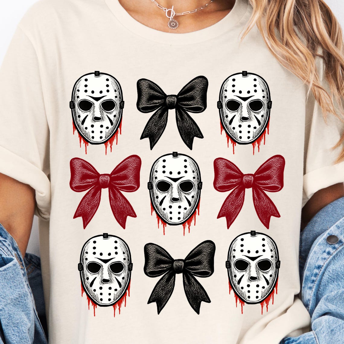 Horror Halloween Png, Halloween Coquette Bow Png, Horror Characters Png ...