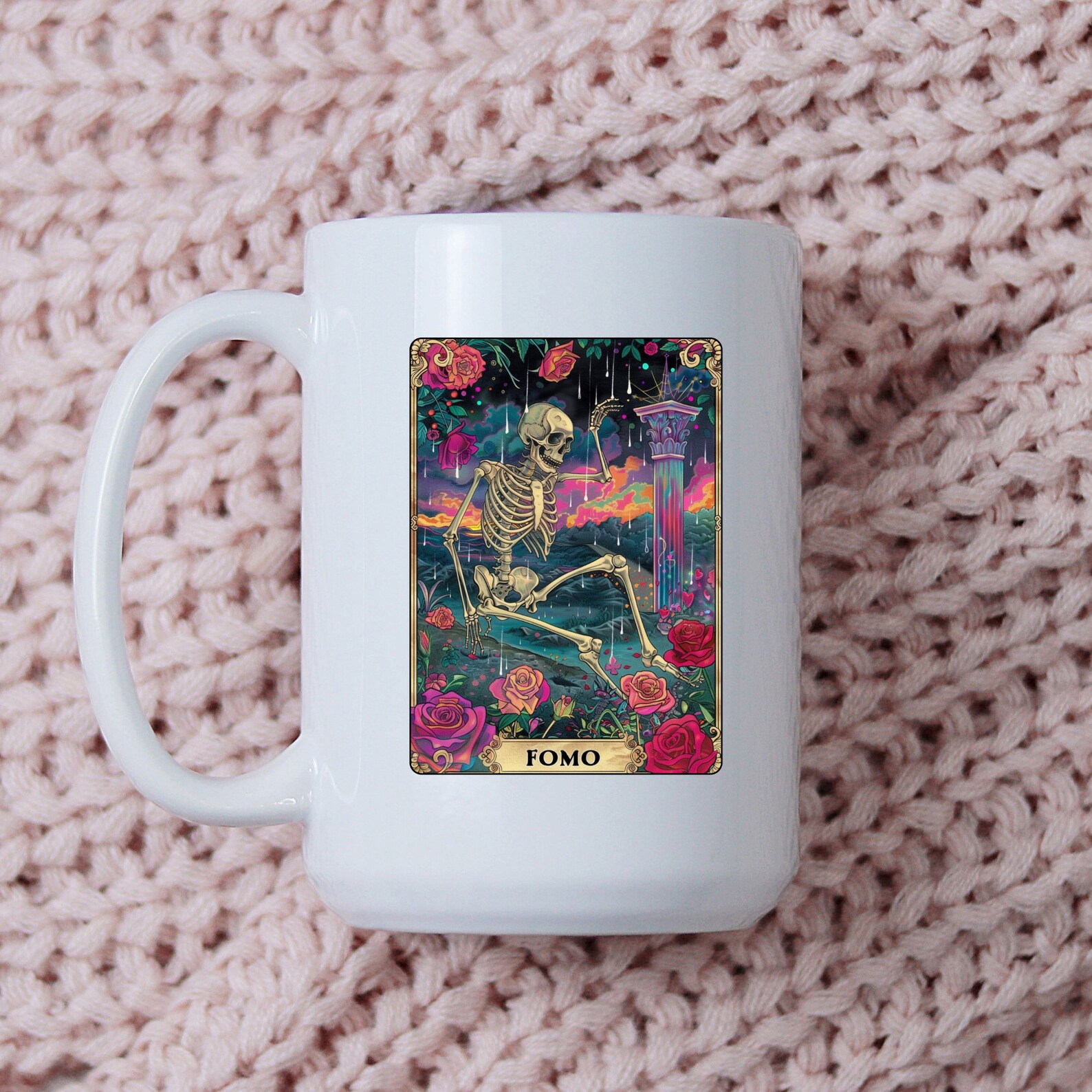 FOMO Tarot Card PNG, Drama Queen Tarot Card, Funny Tarot Card ...